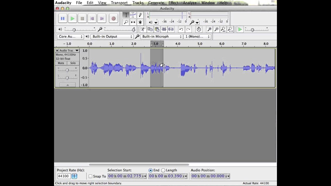 Copy and Paste in Audacity - YouTube