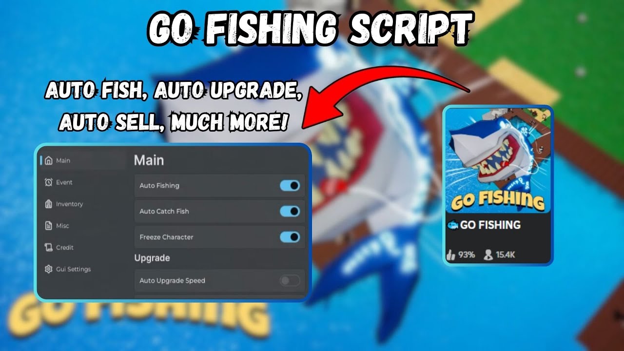 [🐟] Go Fishing Script OP AUTO FARM | AUTO SELL | AUTO UPGRADE - YouTube