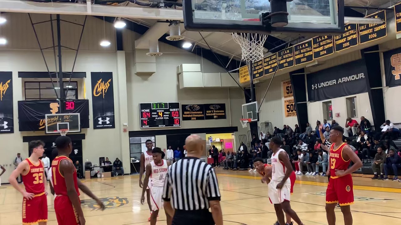 Calvert Hall/Edmondson basketball Baltimore Hoops Festival 01/04/20 ...