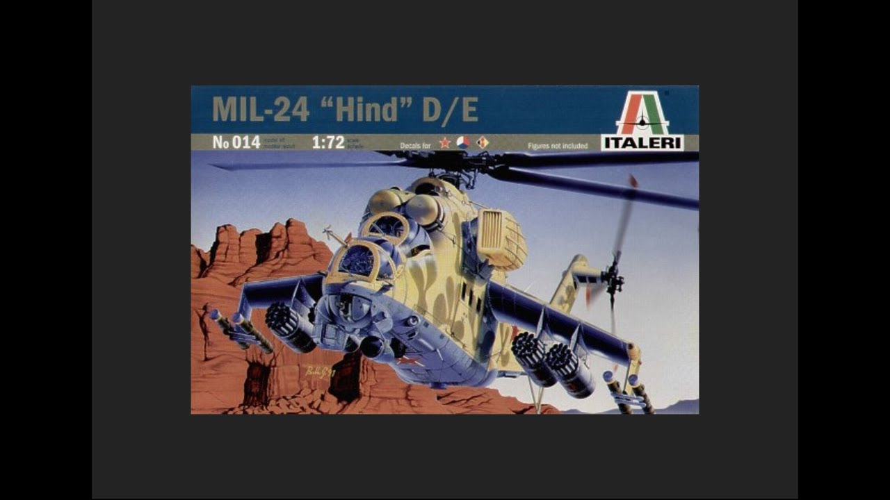 Italeri 1/72 Mil-24 "Hind" D/E Scale Model Review - YouTube