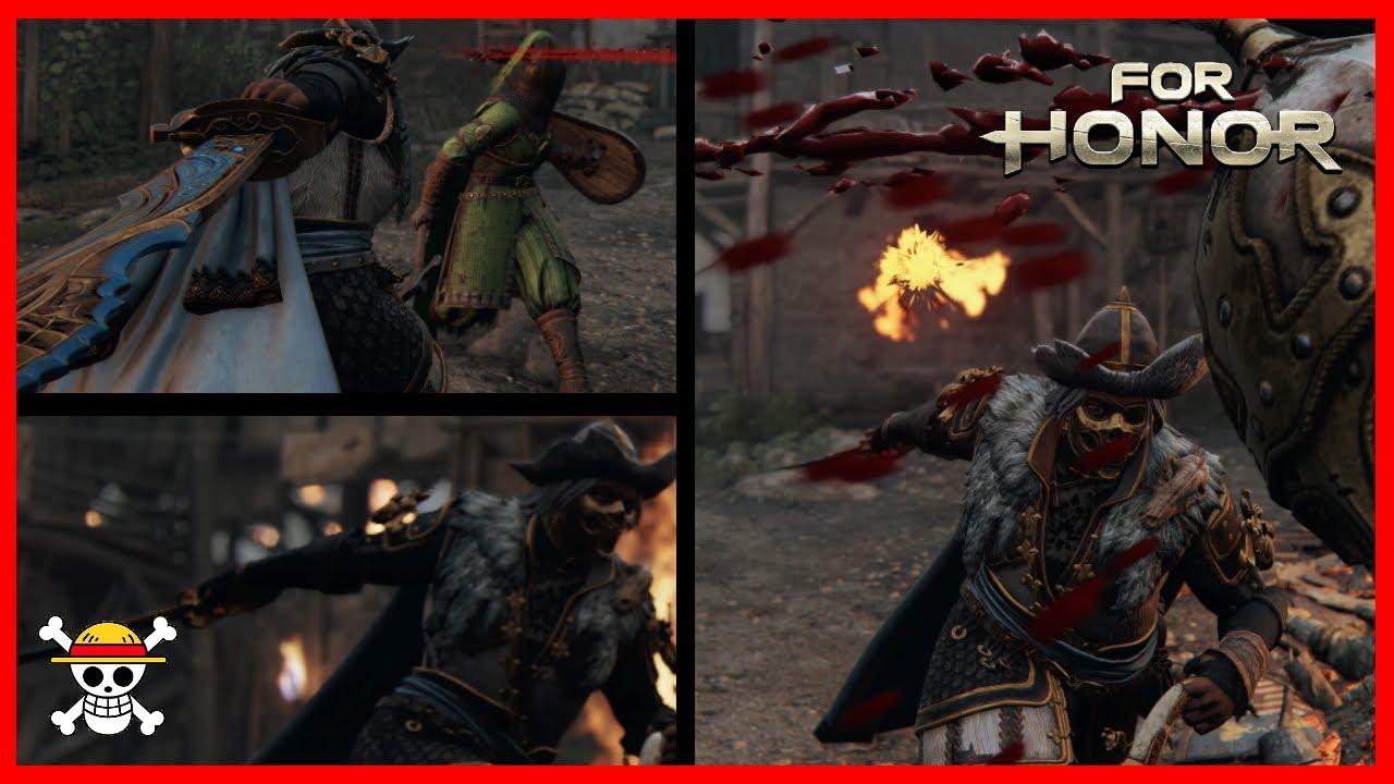 Straw hats in For honor!! | Pirate Anti-Gank Montage - YouTube