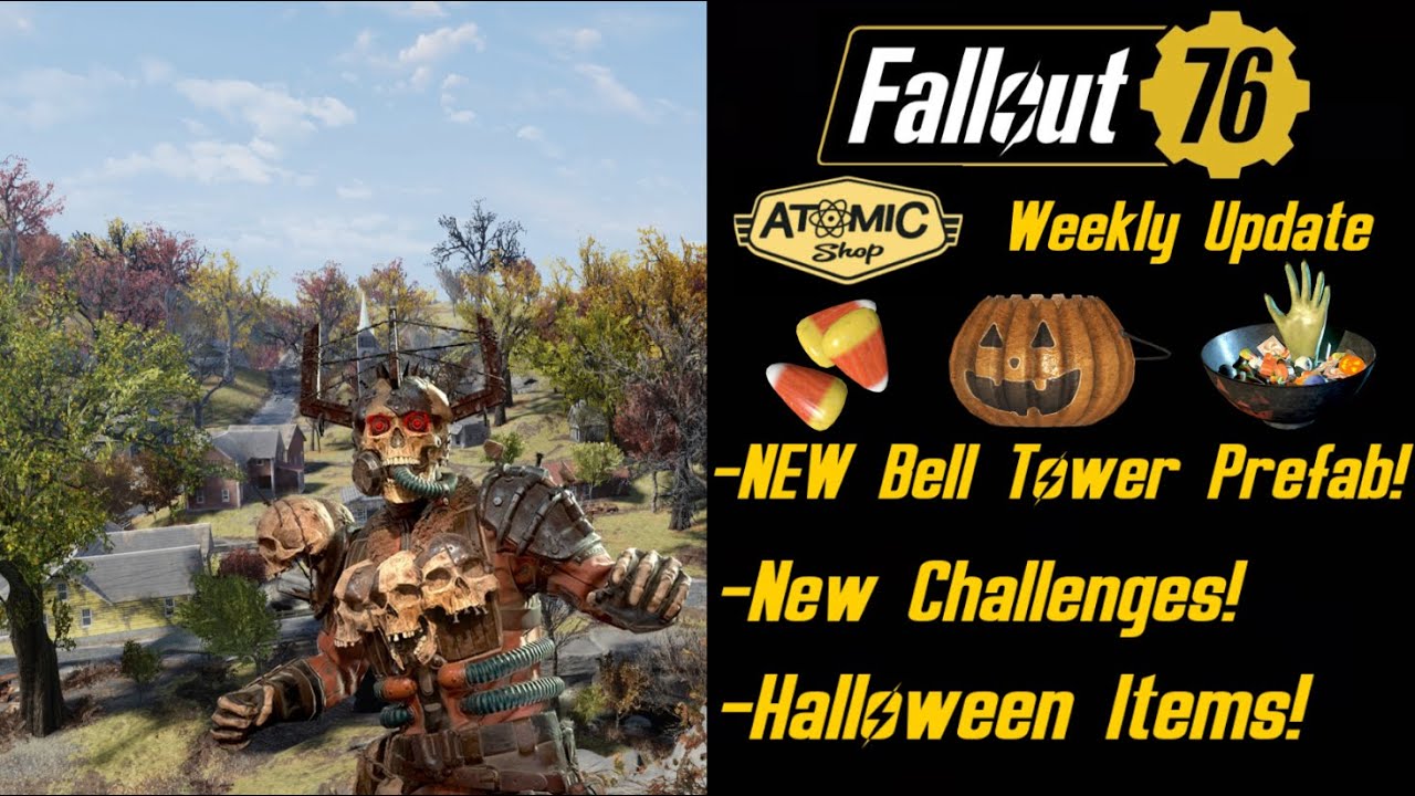 NEW HALLOWEEN PREFAB! - Fallout 76 Weekly Update (Oct. 17 - Oct. 24 ...