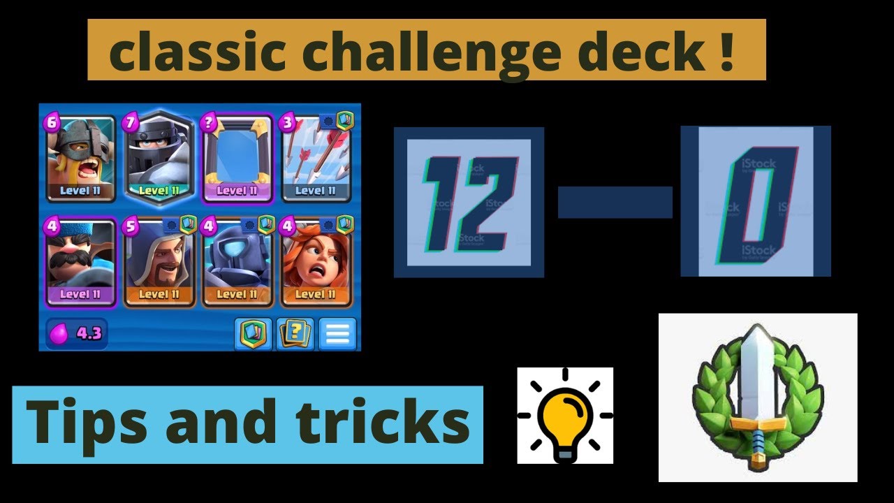 Classic challenge deck tips clash royale (English) - YouTube