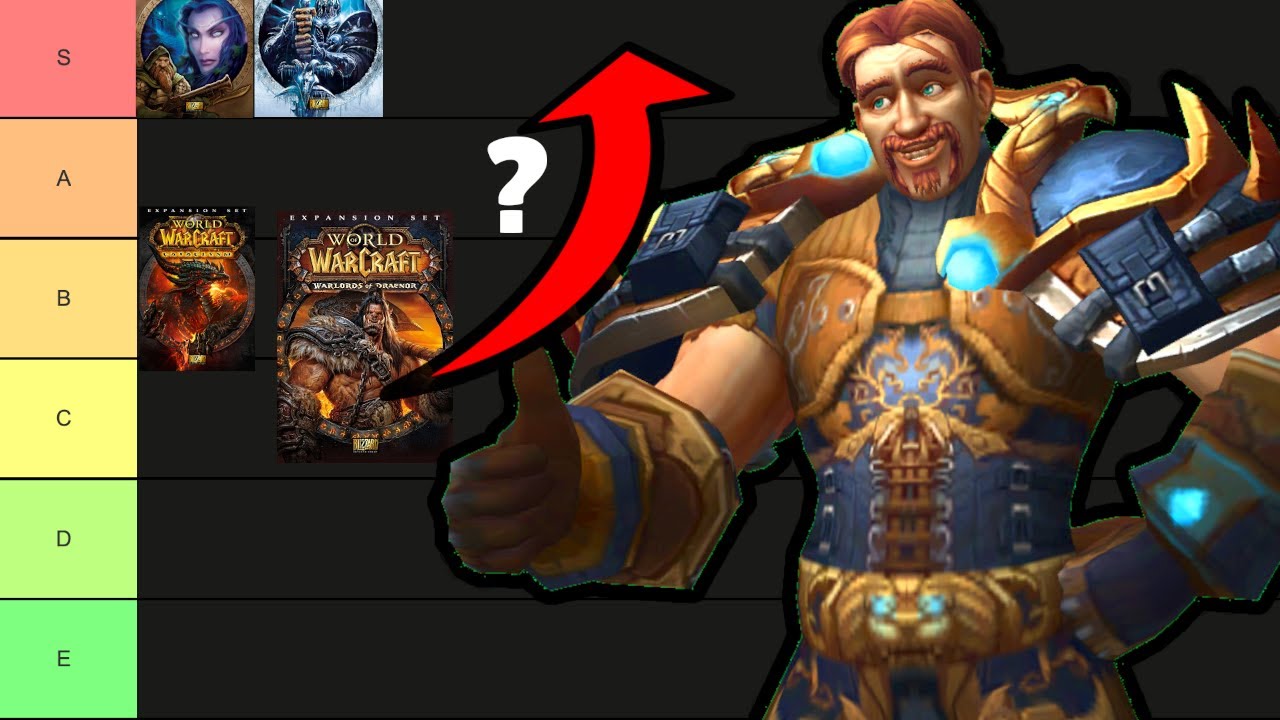 Ranking Every WoW Expansion imo... - YouTube