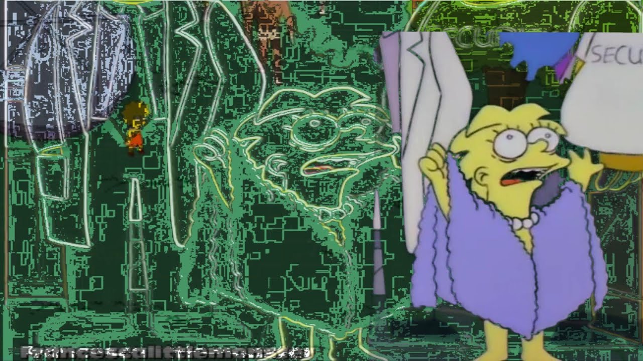 Hairspray Heart-Simpsons with Black Moth Super Rainbow (Most Tripped ...