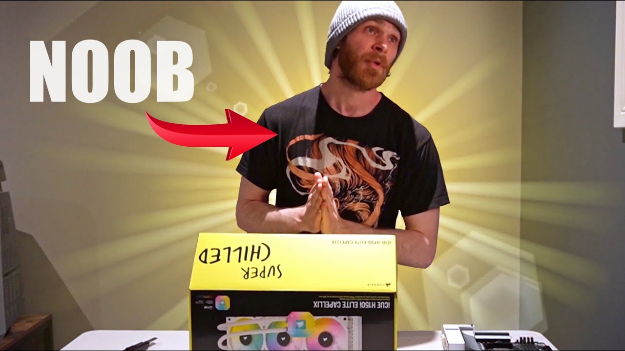 How A NOOB Installs AIO And Fans | PC Build - YouTube
