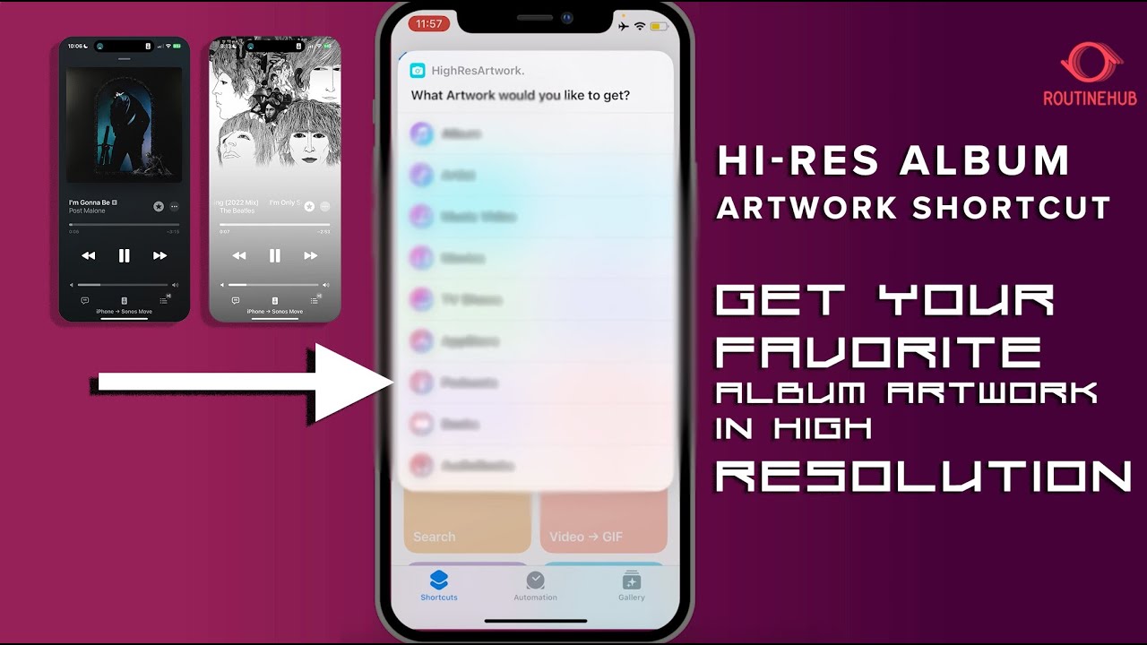 The Best Apple Shortcut for High-Res Album Art | Download Artwork from ...