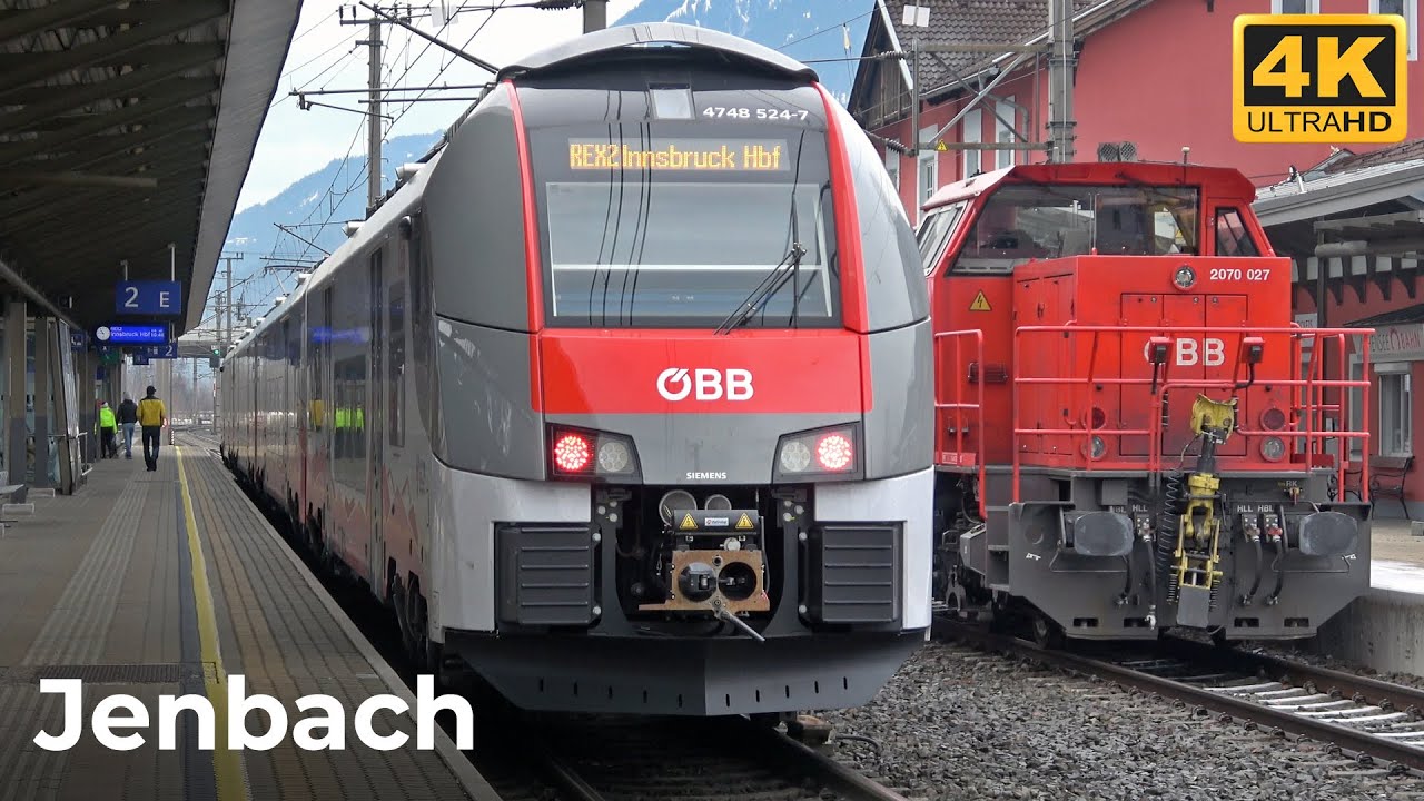 Österreichisch Züge Vlog #273 - Jenbach Bahnhof 20.12.2023 - YouTube