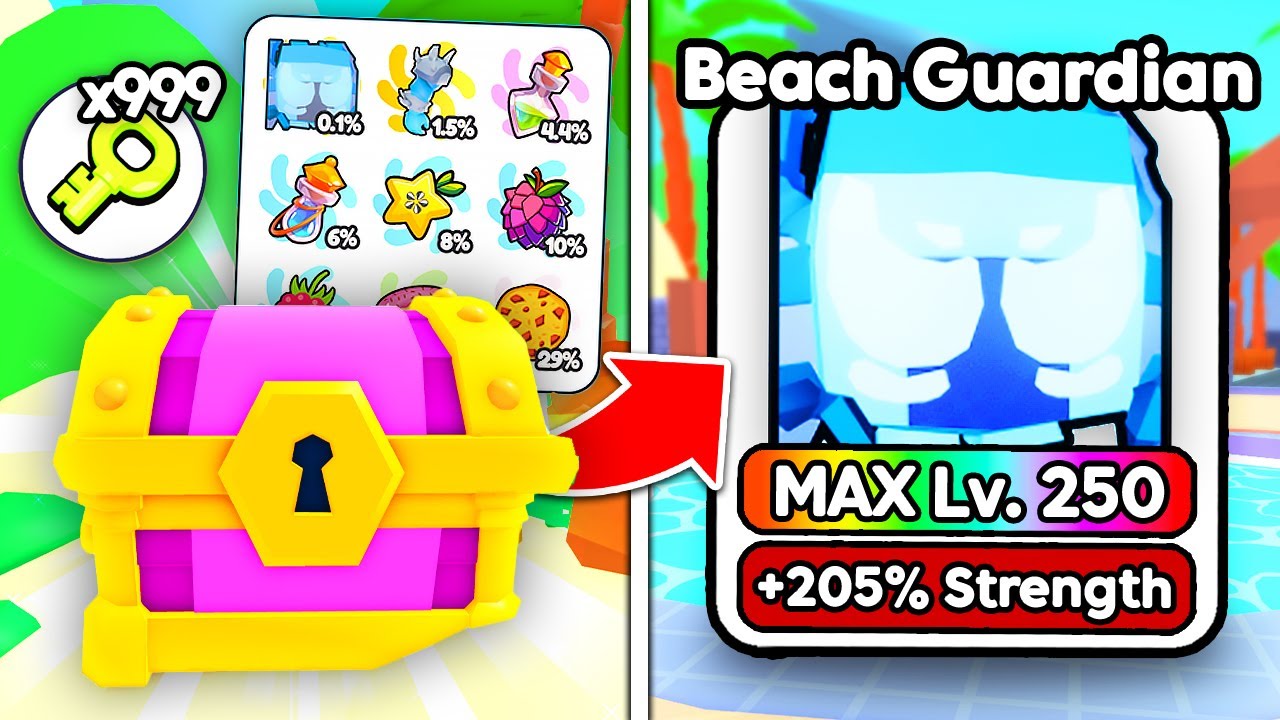 I Opened NEW Mega Chest and Got 0.1% GIGA BEACH GUARDIAN Pet in Arm ...