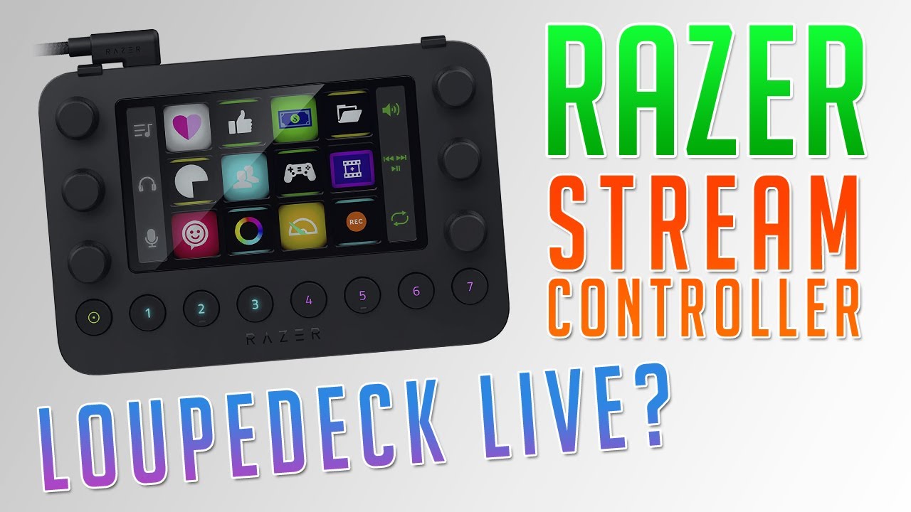 Razer Stream Controller oder Loupedeck Live? - DE/GER - YouTube