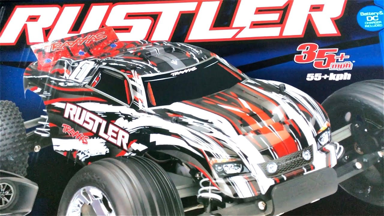 Traxxas Rustler XL-5 Unboxing/Test Drive - YouTube