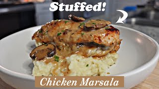 Best Stuffed Chicken Breast Recipe | Chicken Marsala | Better than Olive Garden