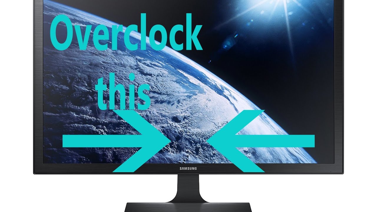 How to Overclock Your Monitor (2020) - YouTube