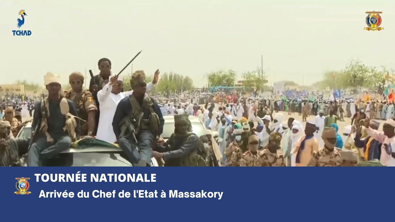 TOURNÉE NATIONALE - Arrivée du Chef de l'Etat à Massakory - YouTube
