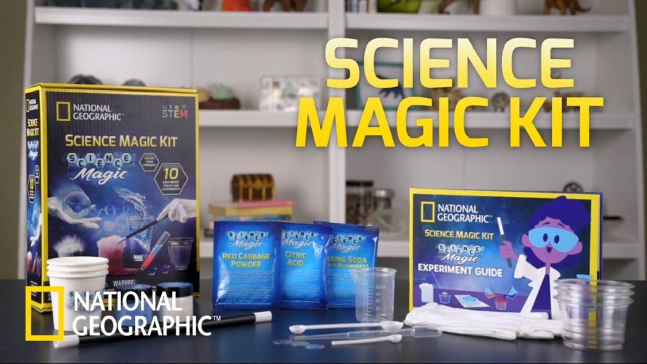 NATIONAL GEOGRAPHIC Magic Chemistry Set - YouTube