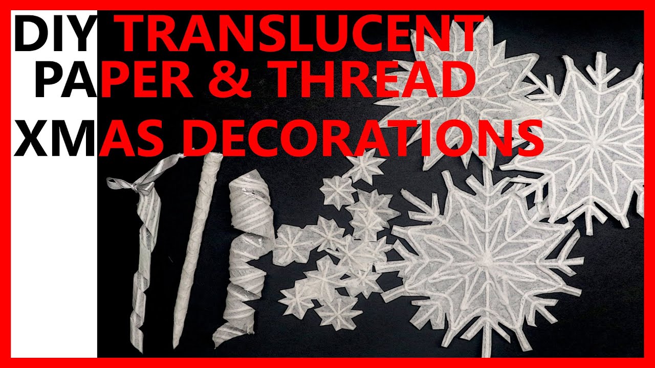 DIY Snowflakes & icicles - tree & table decor - Winter Birthdays & Xmas ...