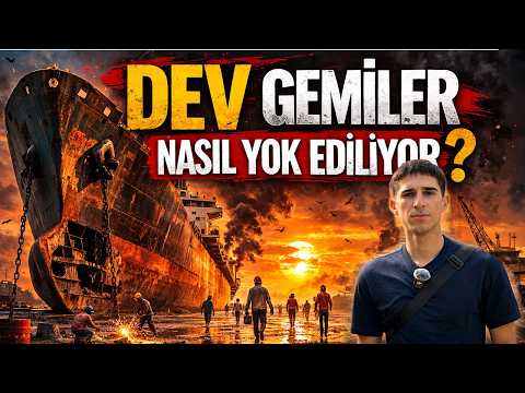 Bu işi yapanlara inanamayacaksın! Dev gemiler böyle yok ediliyor ~210