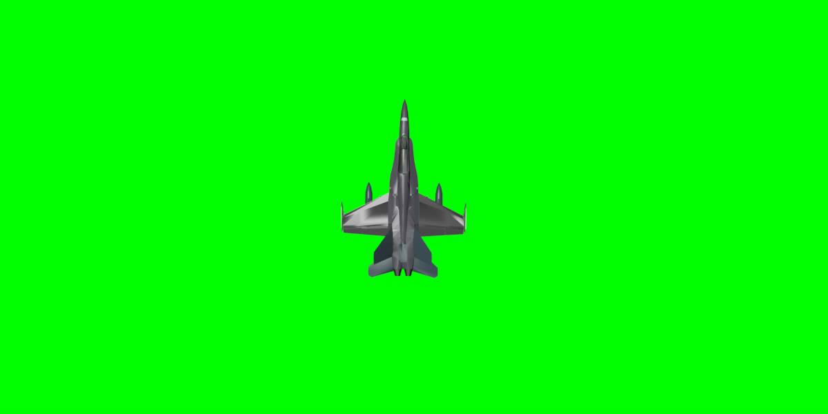 Free Jet Fighter Hornet on green screen animation multiple angles HD ...