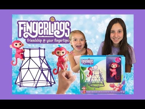 FINGERLINGS! Baby Monkey & Playground Unboxing SURPRISE! - YouTube