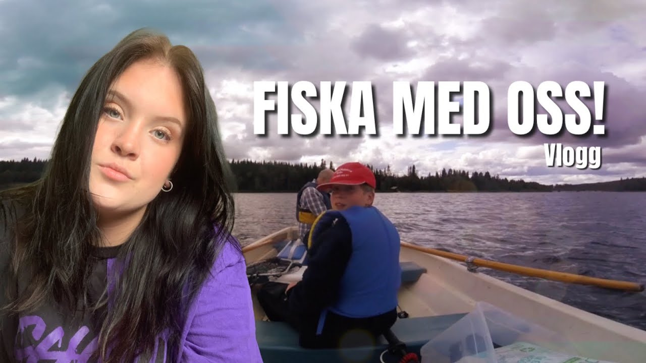Fiska med oss! Fiske med utterbräda i Jämtland || Vlogg - YouTube