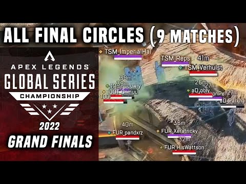 All Final Rings in $2,000,000 ALGS Championship Finals (Apex Legends ...