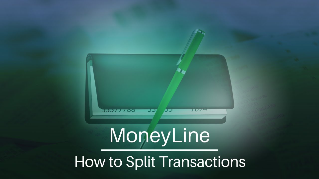 How To Split Transactions | MoneyLine Personal Finance Software ...