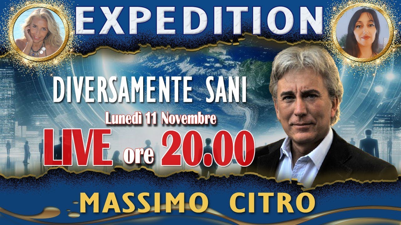 DIVERSAMENTE SANI. Massimo Citro Dalla Riva. #live #expedition ...
