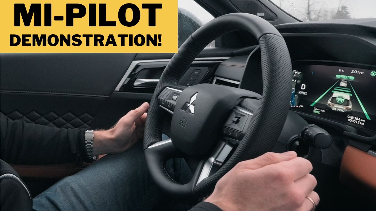 Mi-Pilot Mitsubishi Outlander (and PHEV) - real life demonstration ...