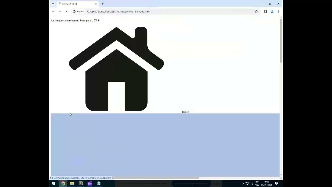 Aula 9 - Menu Animado - parte 2 - HTML, CSS, JAVASCRIPT - YouTube