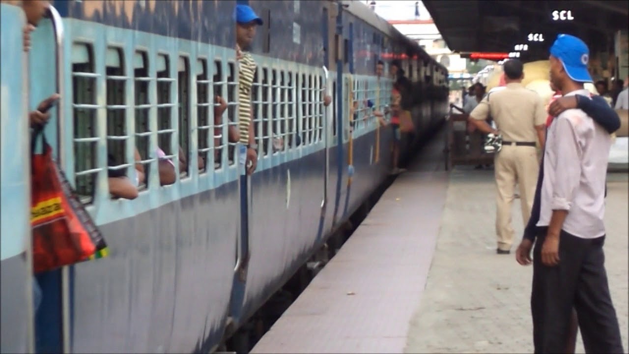 Silchar Dharmanagar Passenger departing from Silchar station - YouTube