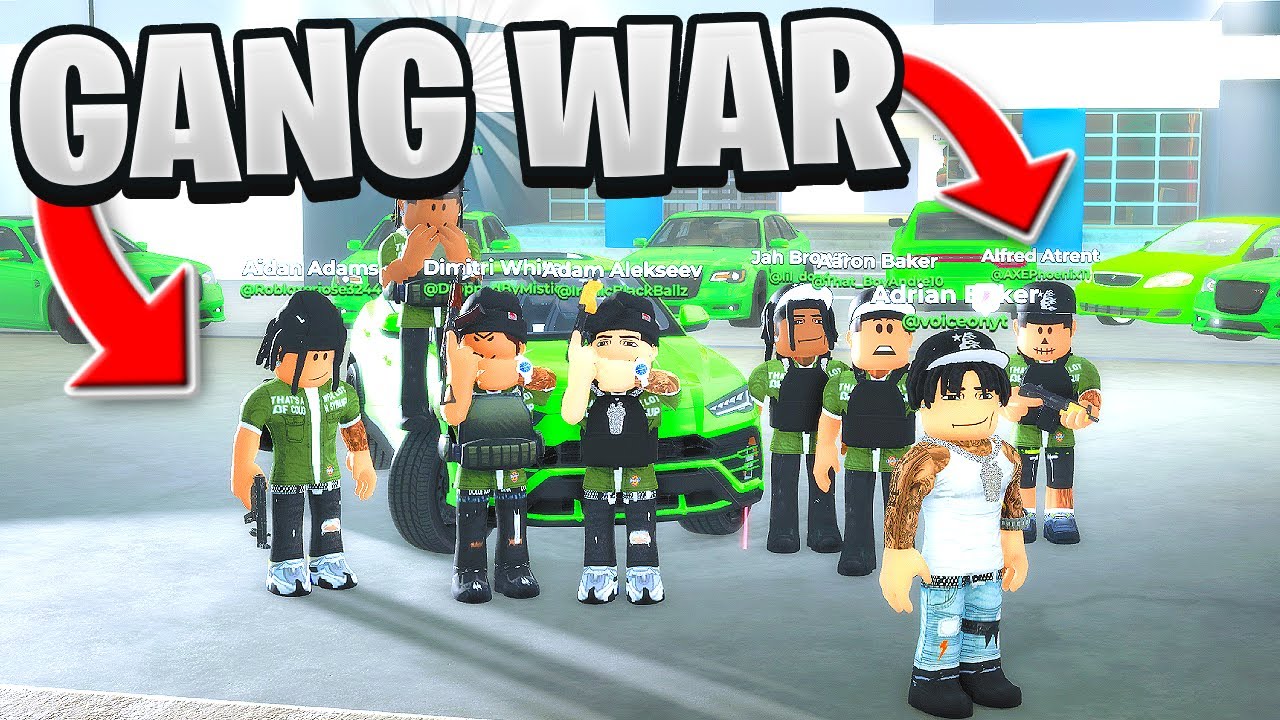 MY GANG HAD OUR FIRST GANG WAR IN THIS VICE CITY ROBLOX HOOD GAME - YouTube