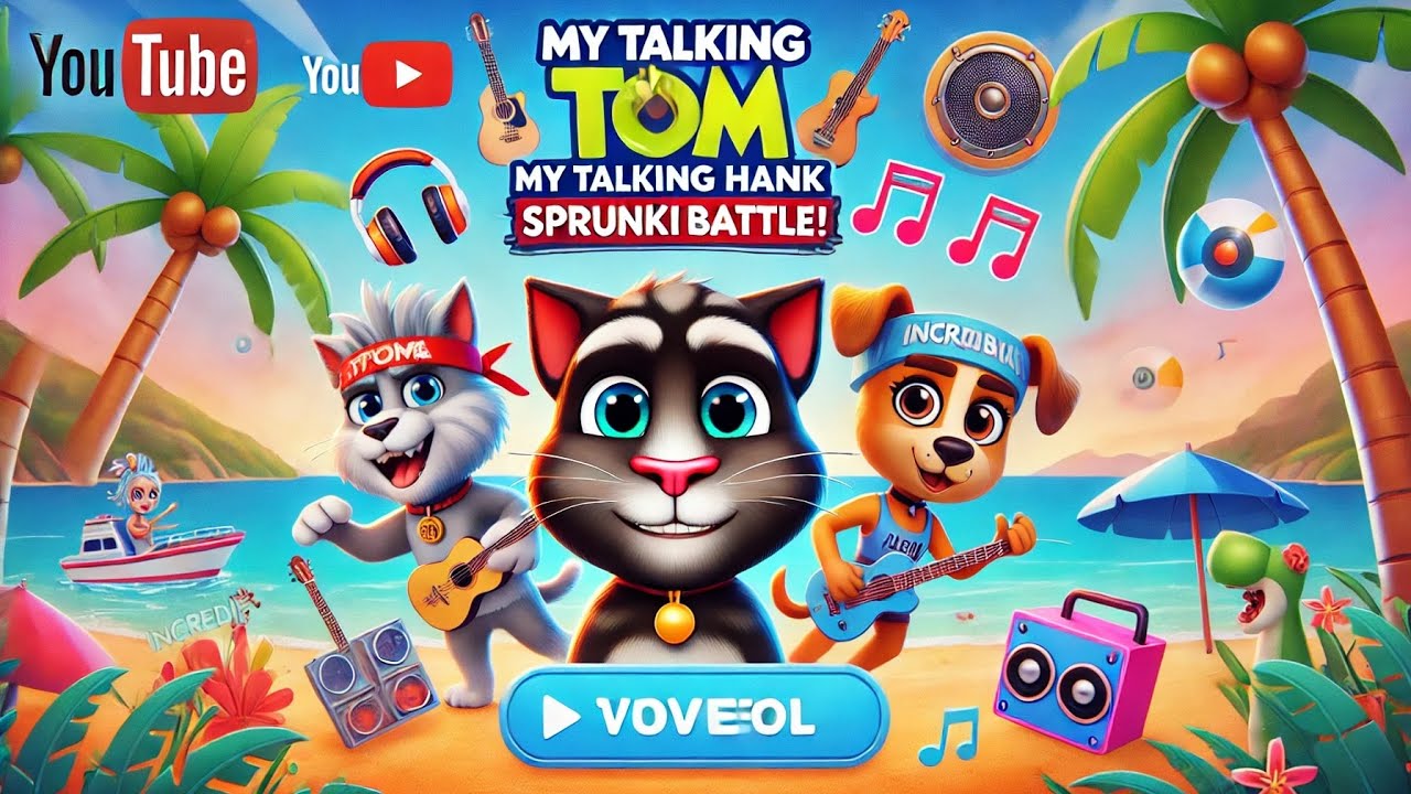 My talking tom and my talking Hand battle incredibox sprunki # ...
