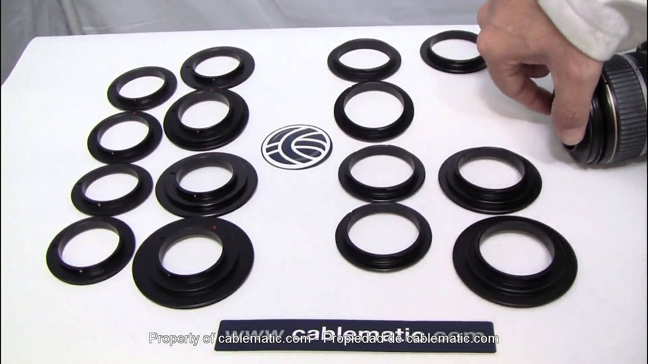 Adaptador inverso para objetivo Nikon®/Canon® distribuido por ...