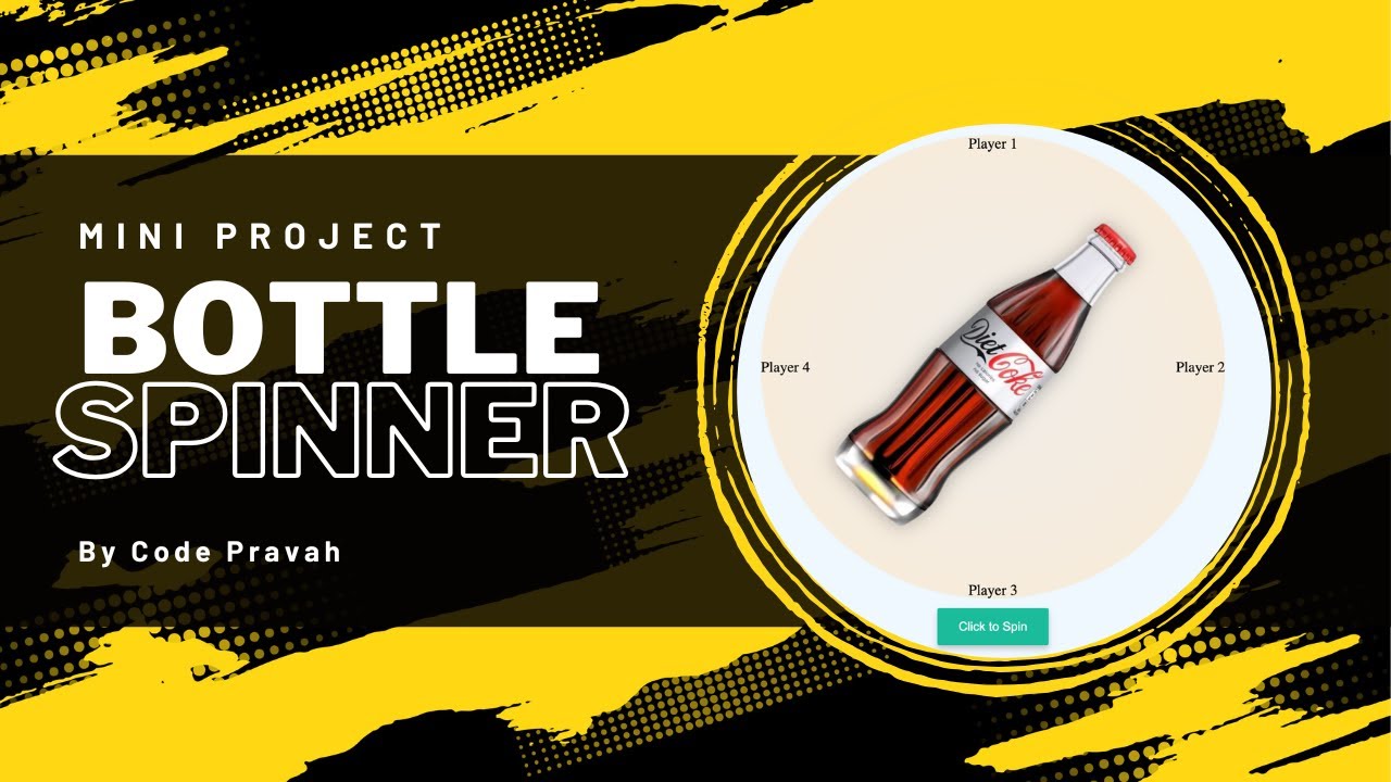 Bottle Spinner Game | Frontend Interview Questions | Mini Project ...