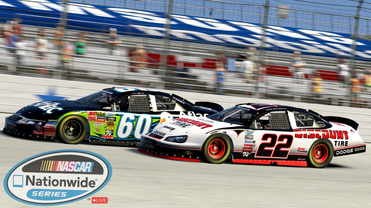 2010 NASCAR Nationwide Series at Texas LIVE on iRacing - YouTube