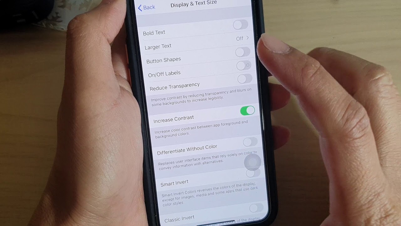 IPhone 11 Pro How To Increase Contrast Between App Foreground And Background Colors YouTube iphone-11-pro-how-to-increase-contrast-between-app-foreground-and-background-colors-youtube