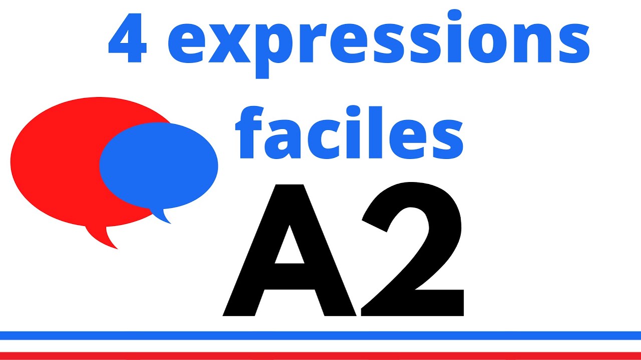 Les 4 expressions à connaître pour le niveau A1 et A2 : prononcez-les ...
