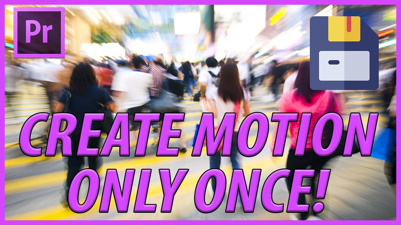 How to Save Animations in Adobe Premiere Pro CC 2020 - YouTube