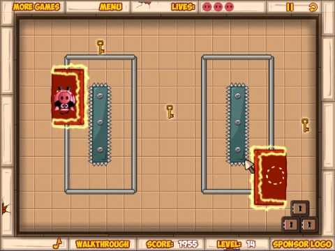 Flash game "Pig robber" - YouTube