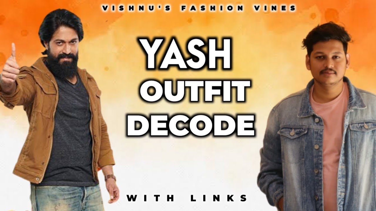 KGF hero YASH freedom oil ADF outfit DECODE ️ With Links | Vishnu's ...