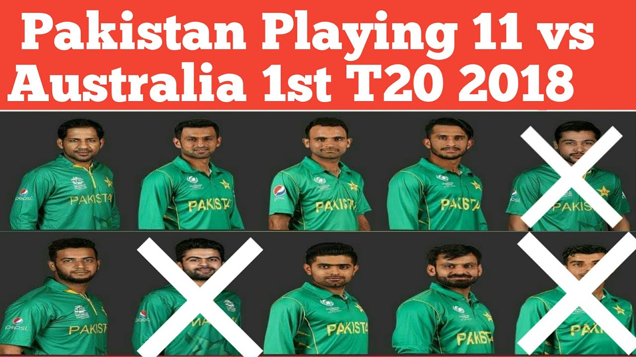 Pakistan playing 11 against Australia 1st T20 match 2018 | Pak vs ...