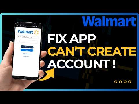 How To Fix Walmart Cannot Create Account !