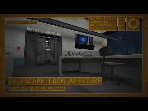 Portal 2 Test Chamber #450 re:Escape From Aperture Pt. 3: Explosion ...