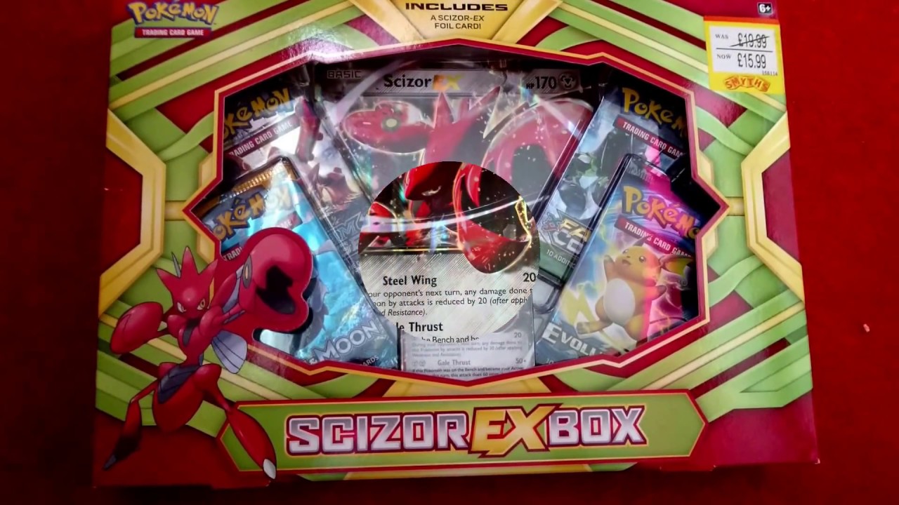 Scizor EX Box Opening - YouTube