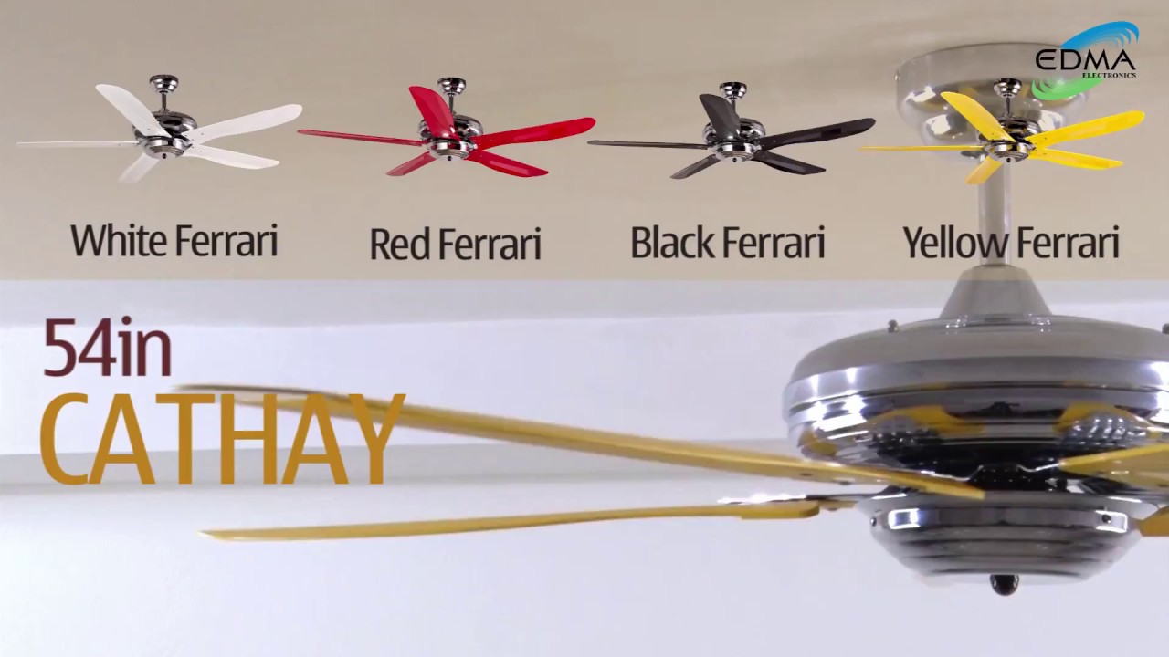 MT.EDMA 54in Cathay Ceiling Fan - YouTube