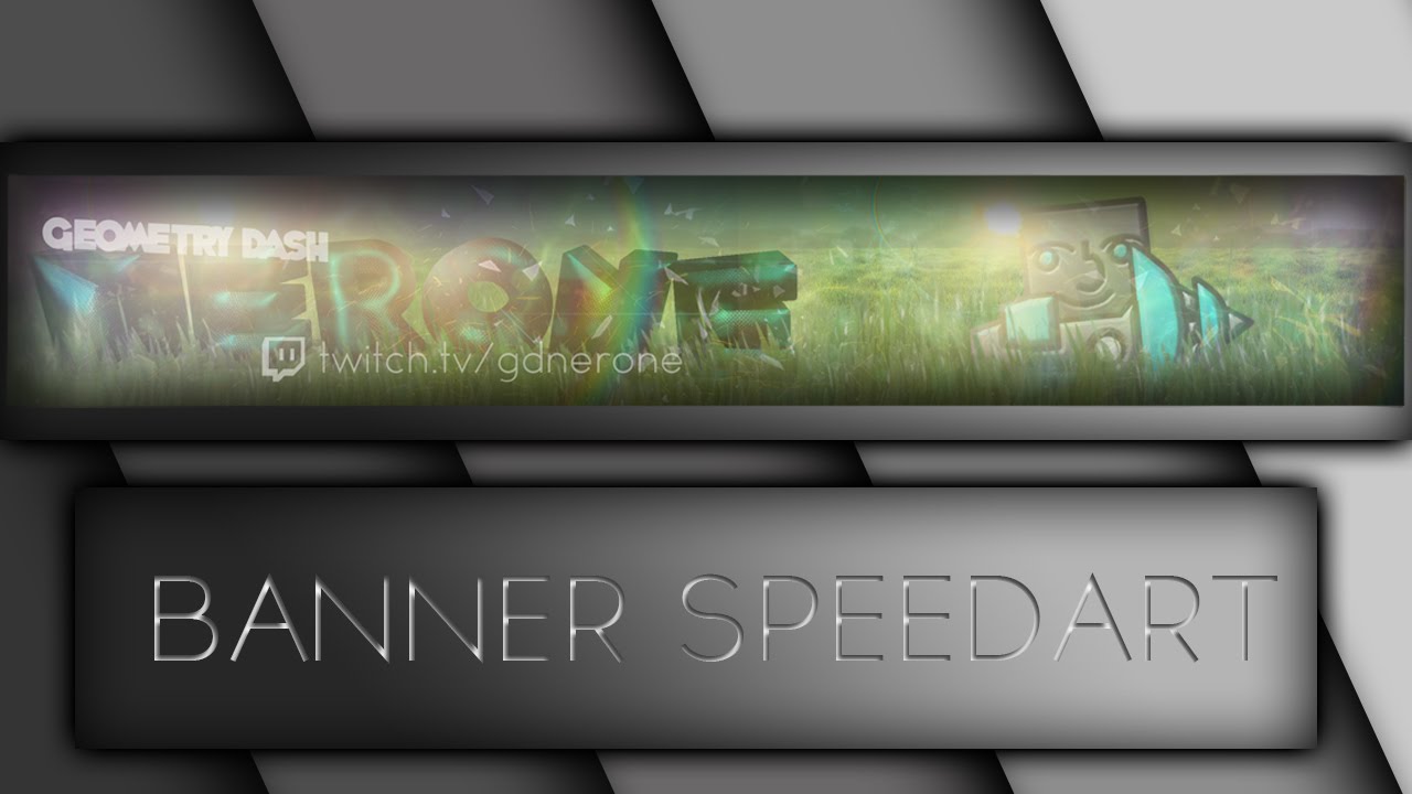 Geometry Dash Banner Speedart: Nerone (Meh) - YouTube