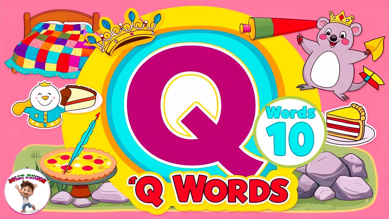 Letter Q Song for Kids | Dance, Sing, and Learn! 😍 #jollyjunior # ...