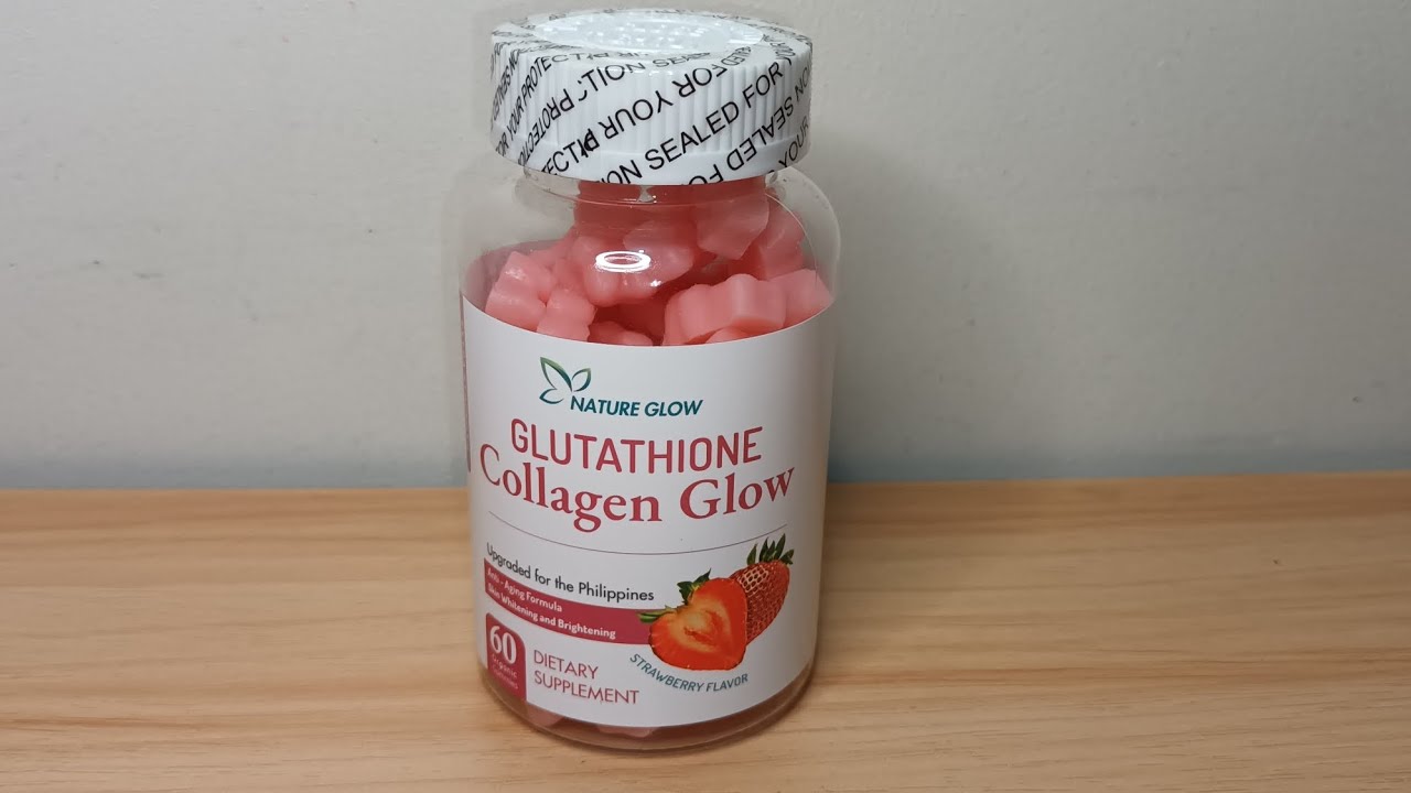 Nature Glow Glutathione Collagen Glow Organic Gummies 60 Pieces ...