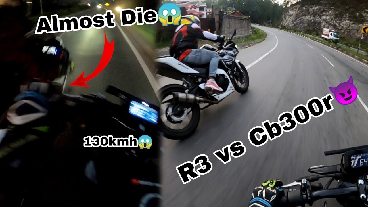 Almost Died😱 | R3 vs CB300R🔥 - YouTube
