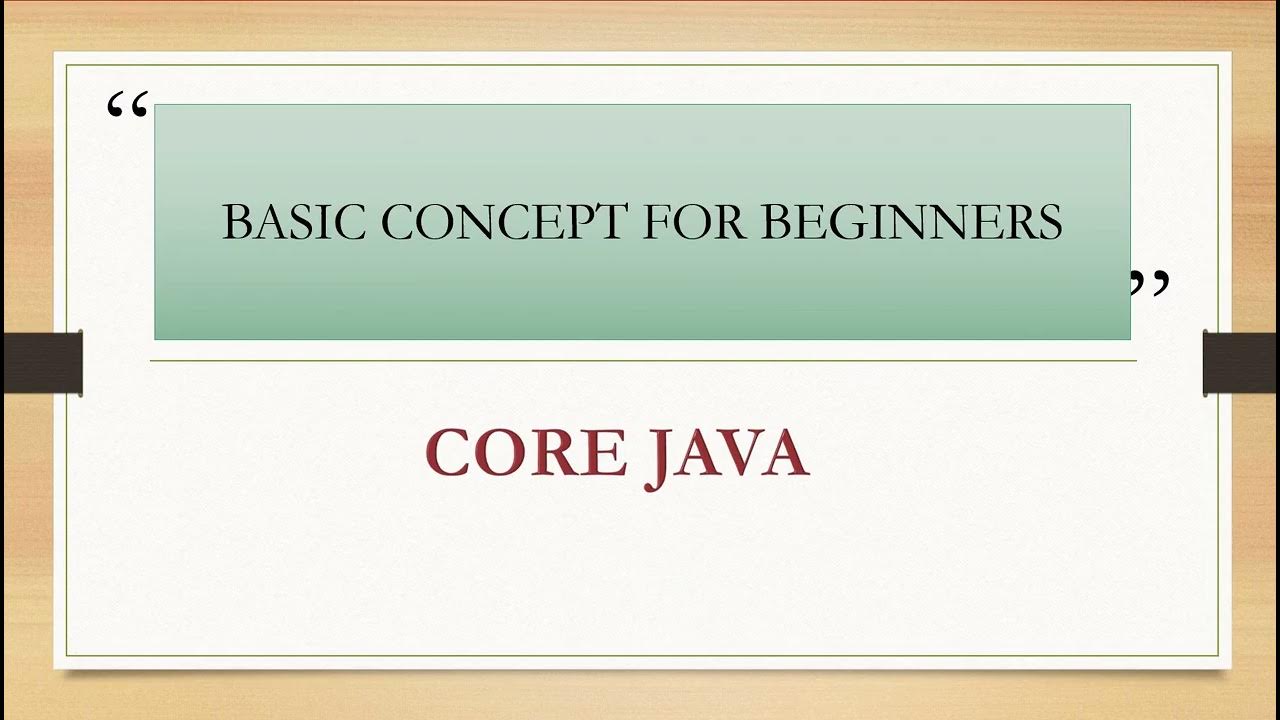 Java Tutorial for Beginners - YouTube